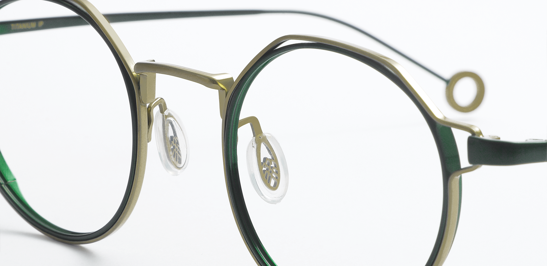 Shaleen Geometric Green Eyeglasses | Fytoo Optical