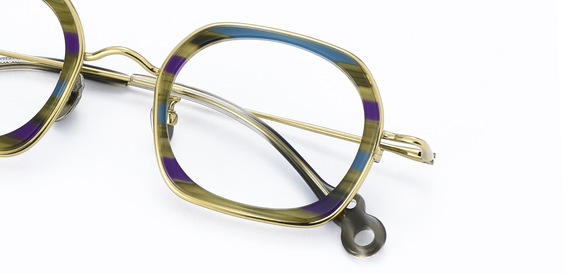 Alaric Square Multicolour Eyeglasses | Fytoo Optical