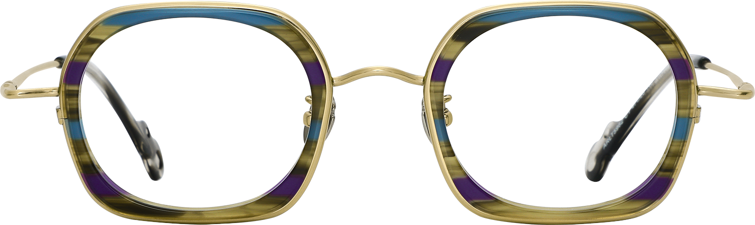 Alaric Square Multicolour Eyeglasses | Fytoo Optical