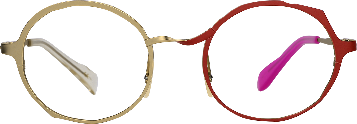 Barnaby Round Two Tone Eyeglasses | Fytoo Optical