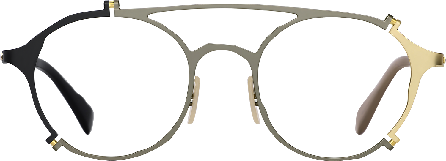 Vesper Aviator Two Tone Eyeglasses | Fytoo Optical