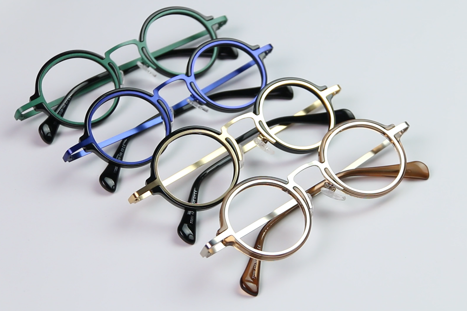 Boshell Round Blue Eyeglasses | Fytoo Optical