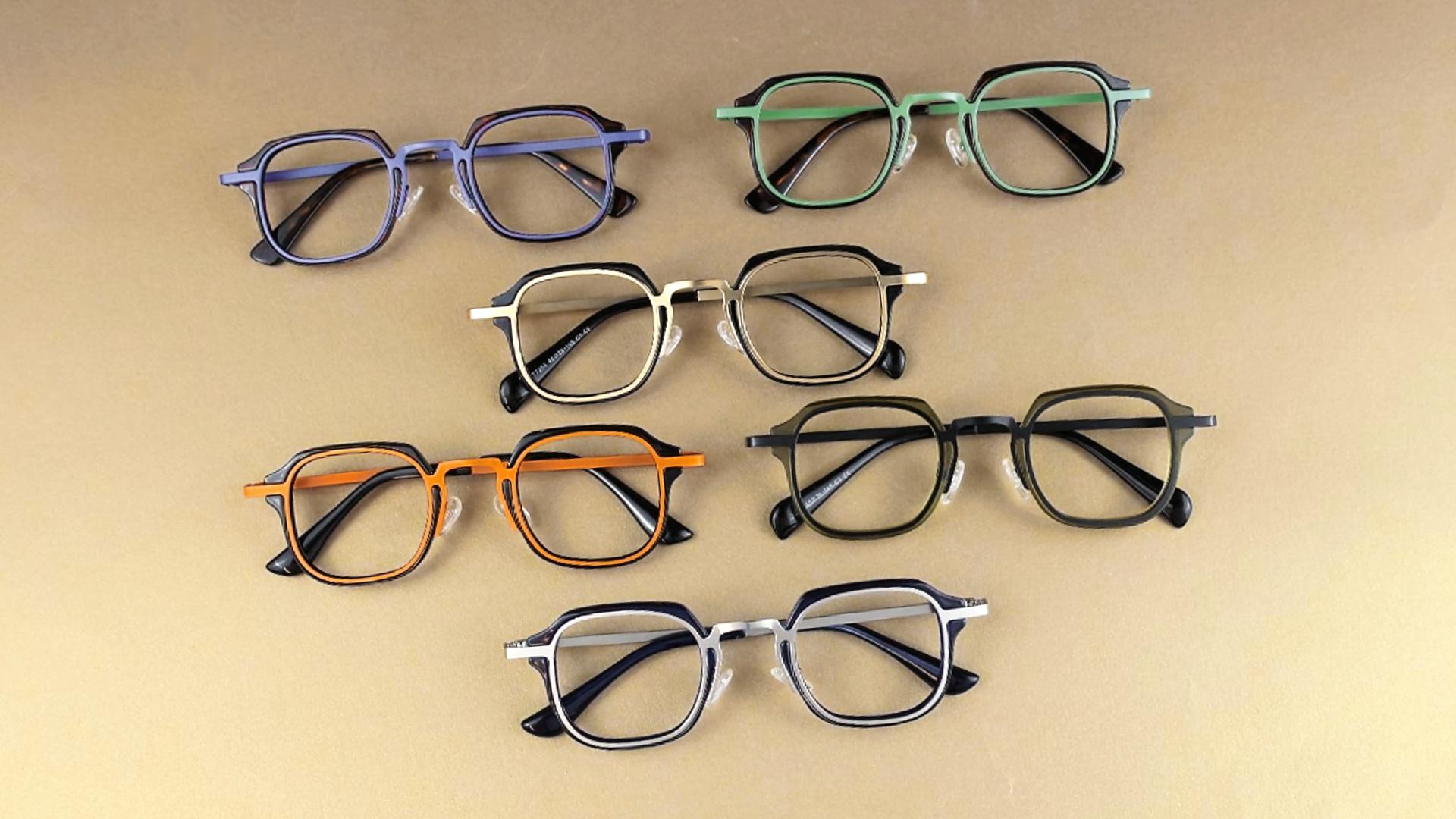 Kipling Square Black Golden Eyeglasses | Fytoo Optical