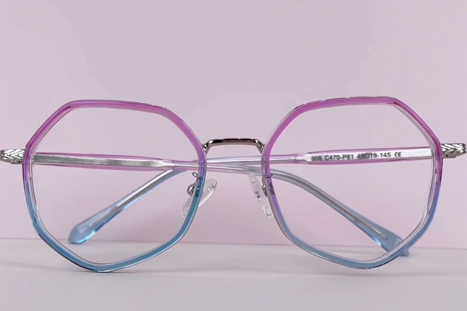Bonnie Geometric Two-Tone Eyeglasses | Fytoo Optical