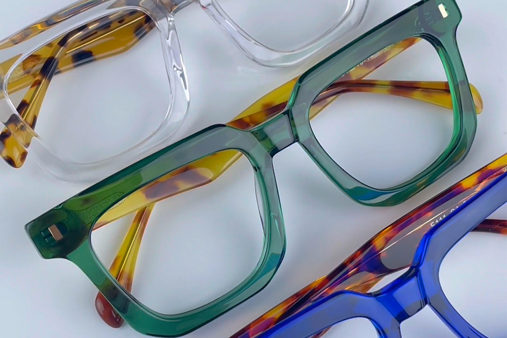 Donald Geometric Green Eyeglasses | Fytoo Optical