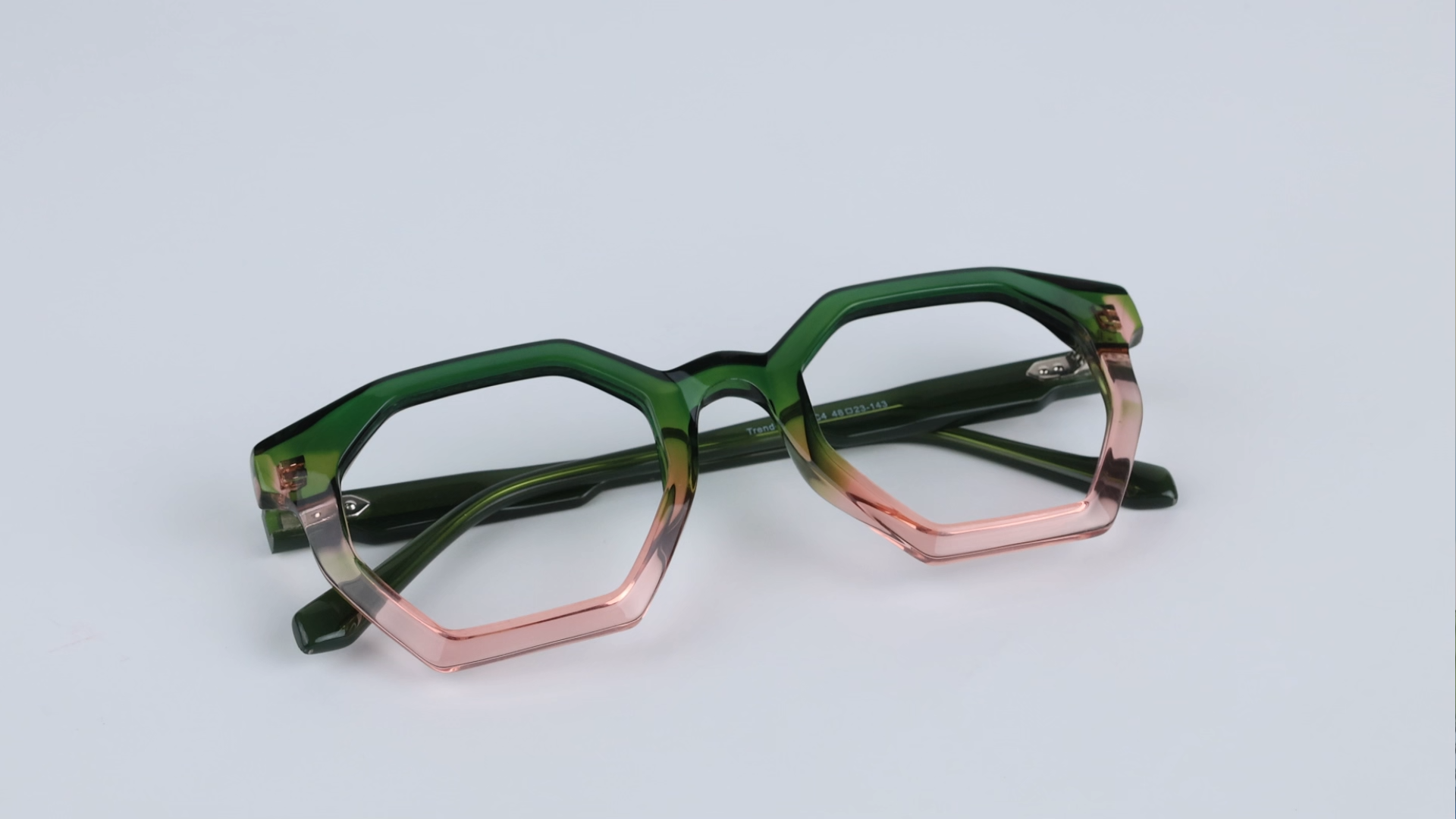 Lotus Geometric Two-Tone Eyeglasses | Fytoo Optical