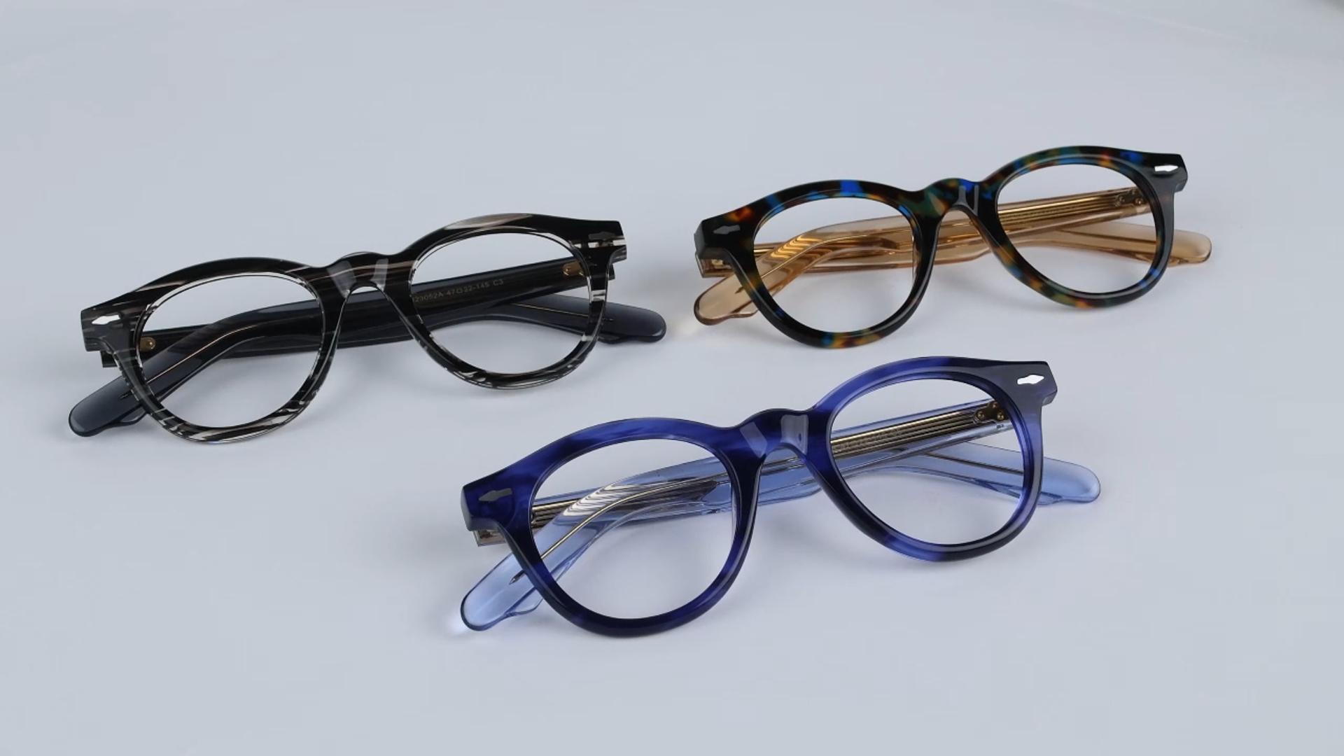 Leslie Round Two-Tone Eyeglasses | Fytoo Optical