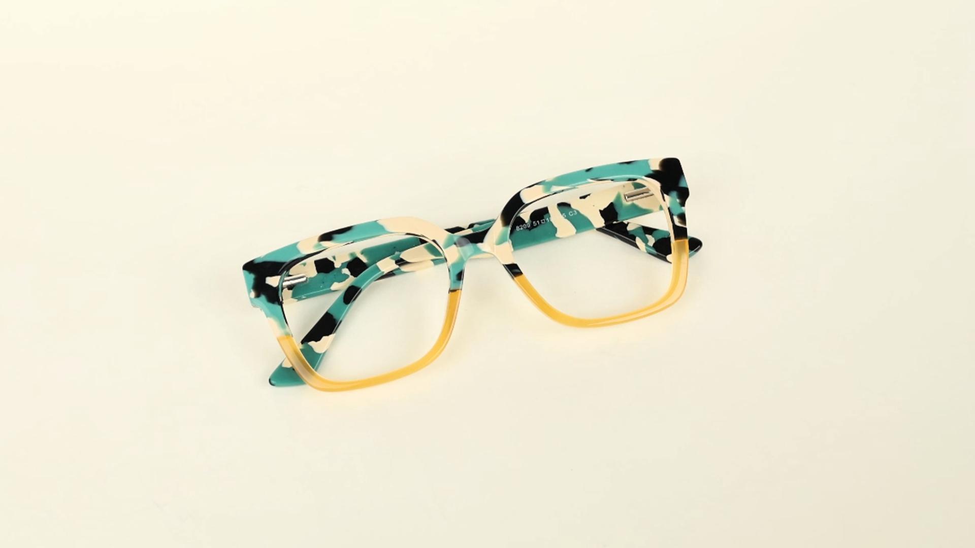Mackenzie Square Two Tone Eyeglasses | Fytoo Optical