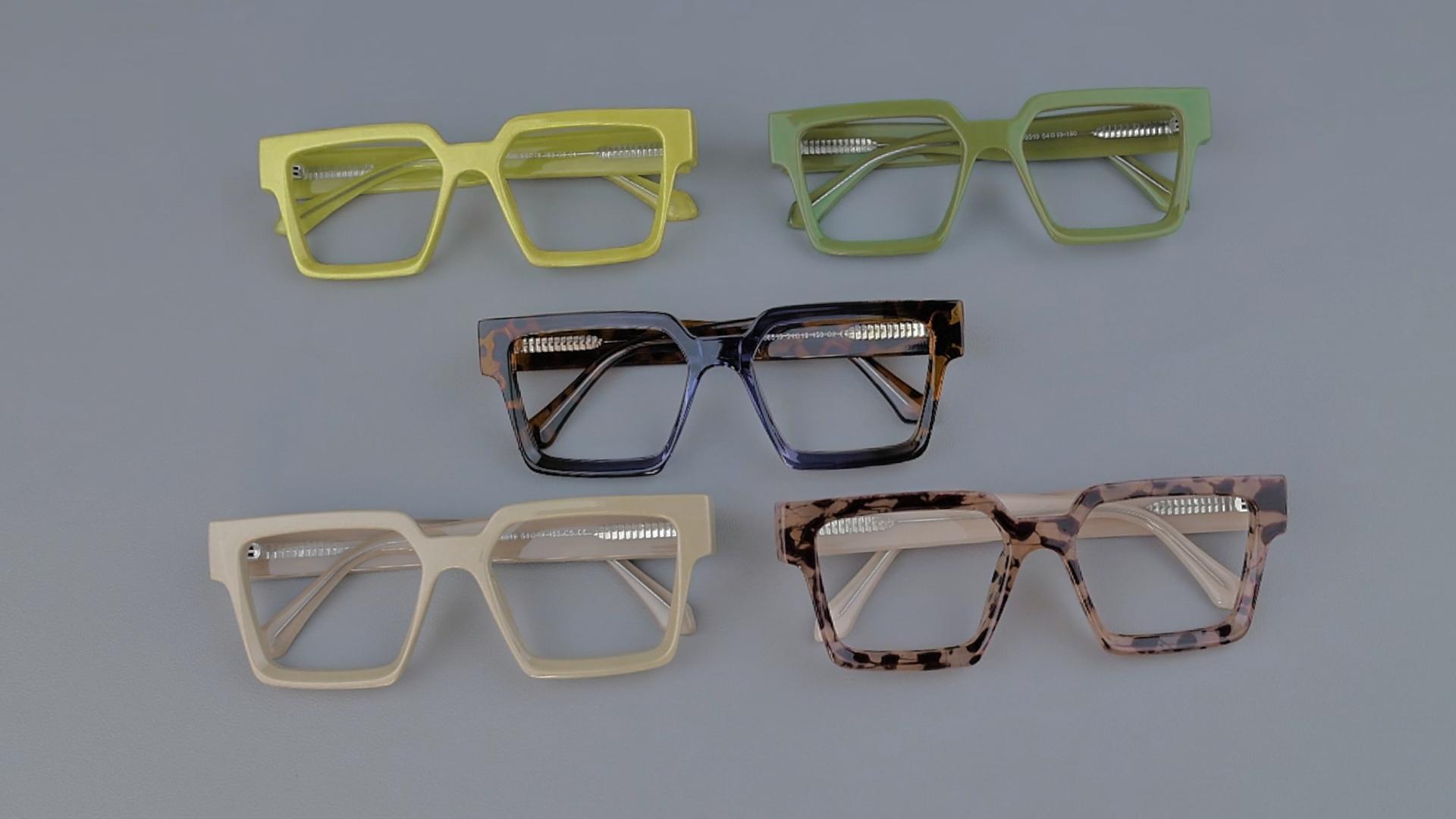 Theodoric Square Light Coffee Eyeglasses | Fytoo Optical