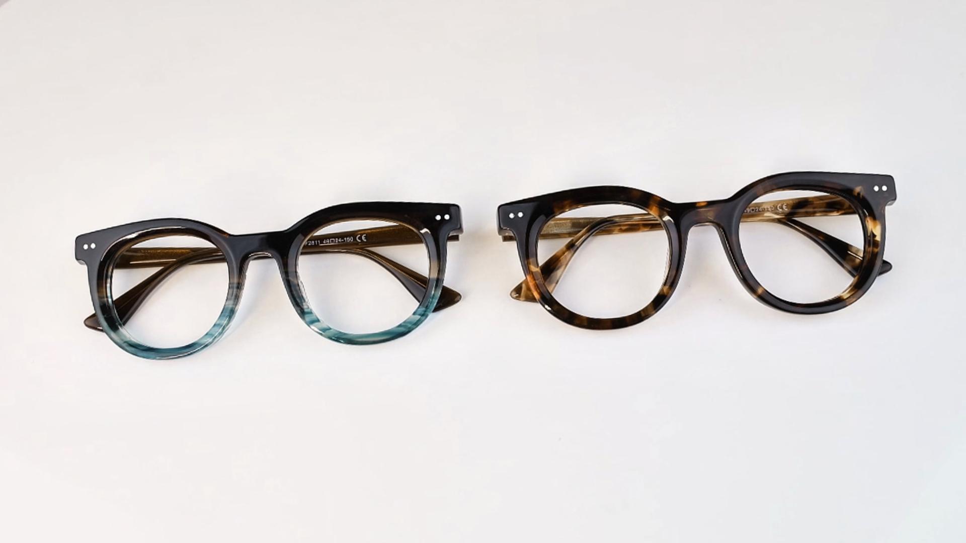Araminta Round Two Tone Eyeglasses | Fytoo Optical