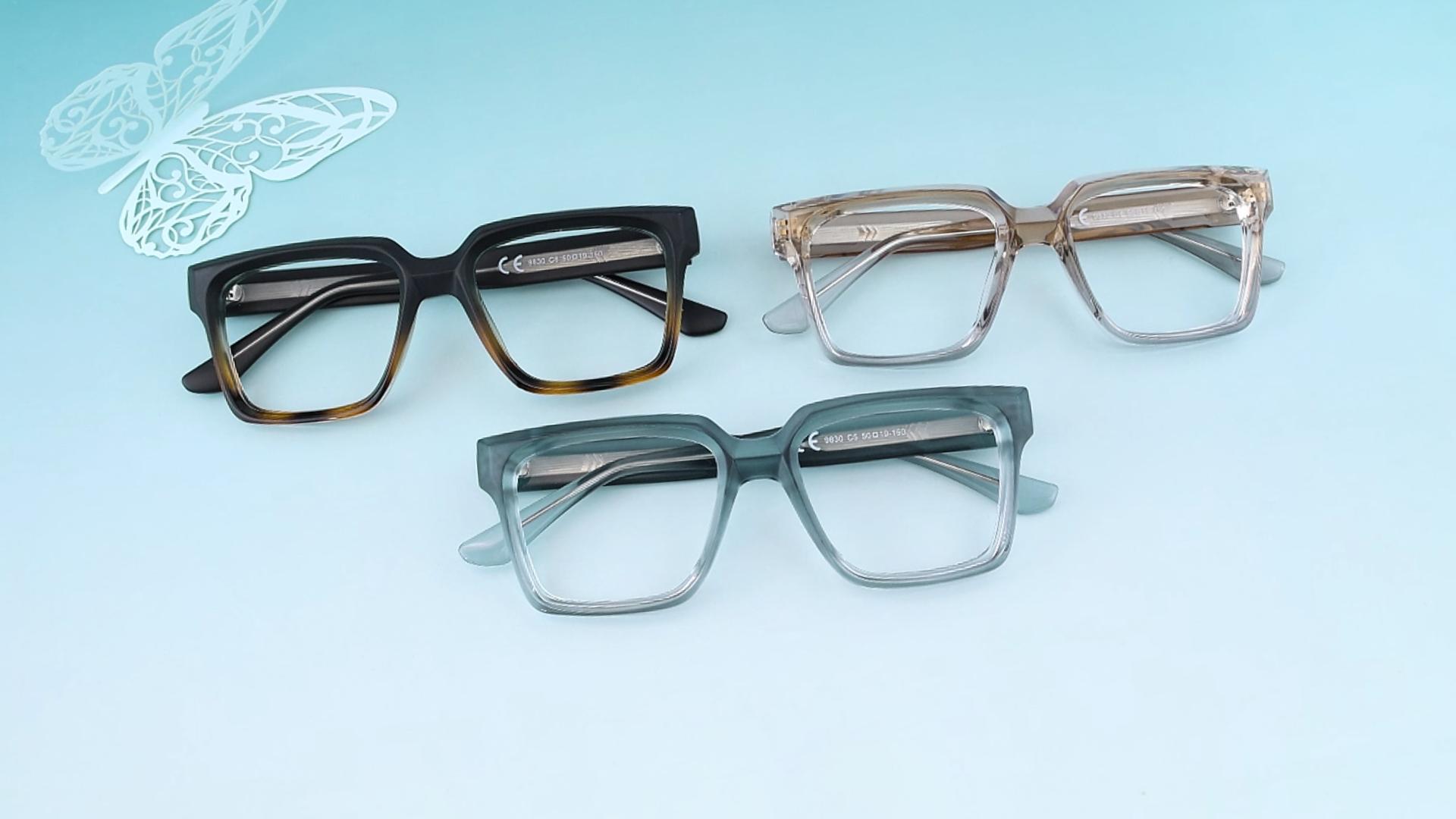 Calyrianne Rectangle Two Tone Eyeglasses | Fytoo Optical