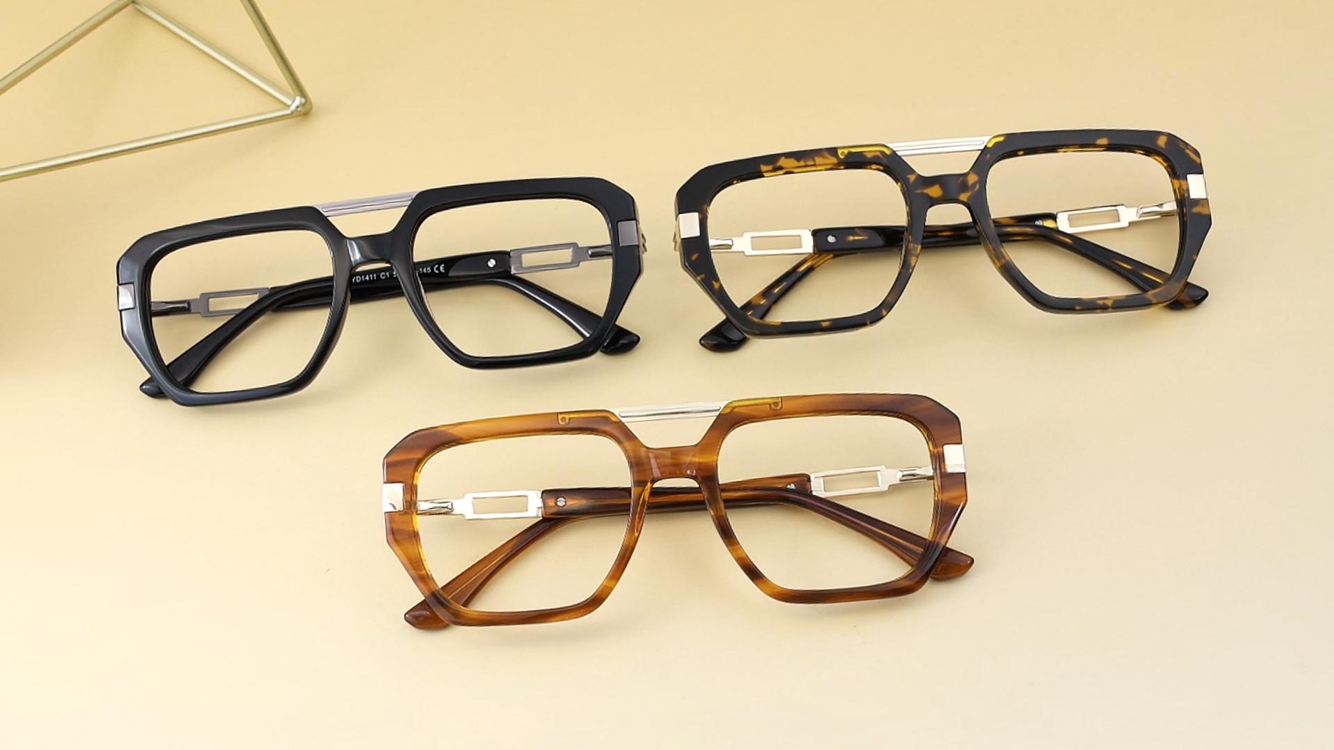 Zephravian Aviator Black Eyeglasses | Fytoo Optical