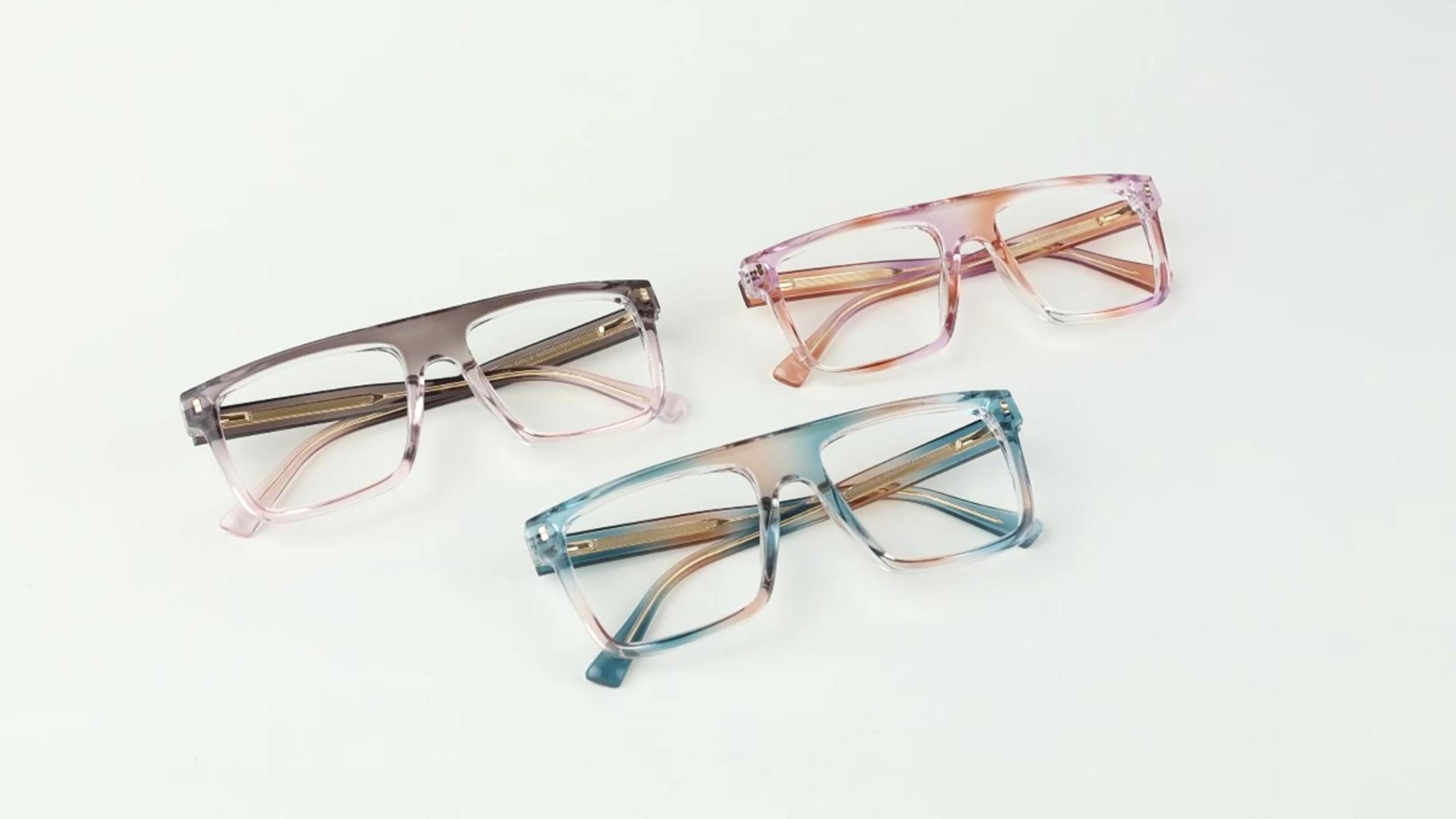 Cressida Square Two Tone Eyeglasses | Fytoo Optical