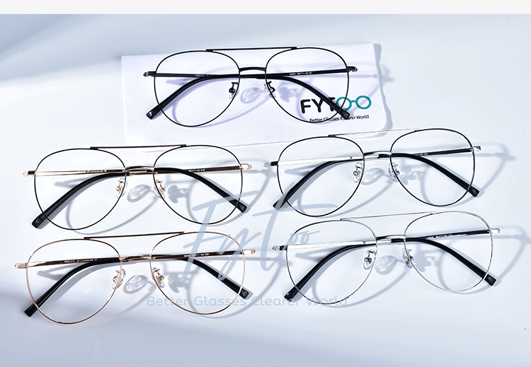 Aviator Glasses Frames Vintage Retro Glasses | Fytoo Optical