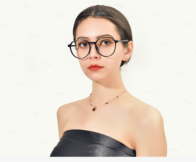 TR90 Geometric Full Frame Glasses | Fytoo Optical