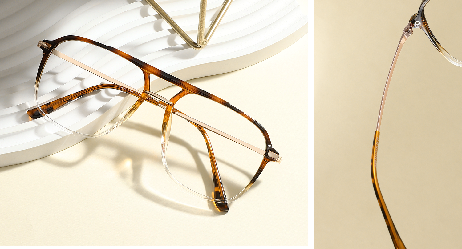 Percival Aviator Green Eyeglasses | Fytoo Optical