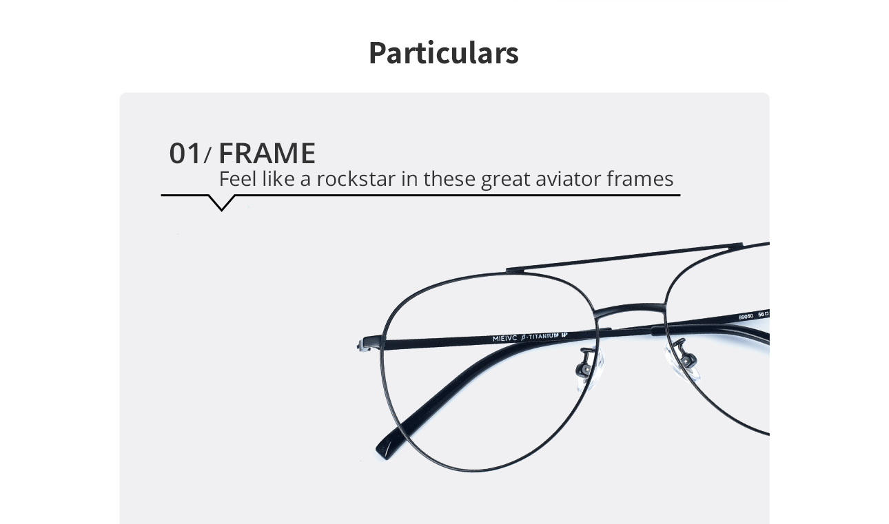 Aviator Glasses Frames Vintage Retro Glasses | Fytoo Optical
