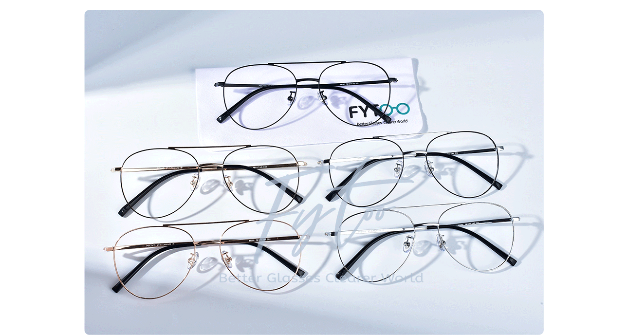 Aviator Glasses Frames Vintage Retro Glasses | Fytoo Optical